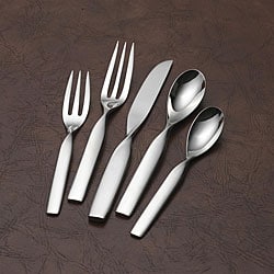 Sasaki Double-helix Stainless Steel 20-piece Flatware Set - Bed Bath ...