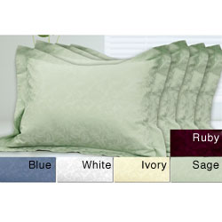 Jacquard 330 Thread Count Standard-size Shams (Set of 4) - Bed Bath ...