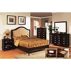 The Allure Cream 4-piece Bedroom Furniture Set - Bed Bath & Beyond ...