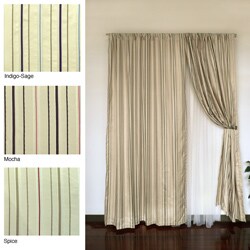 Springfield Stripe Tailored Curtain Panel - Bed Bath & Beyond - 4393055