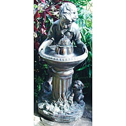 Beckett Boy Bronze Drinking Fountain - Bed Bath & Beyond - 4405342