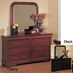 Louis Philippe Vanity Mirror and 8-drawer Dresser - Bed Bath & Beyond ...