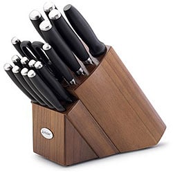 Anolon Advanced Santoprene 17-piece Cutlery Block Knife Set - Bed Bath ...