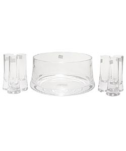 Cheers Glass Vodka Chiller with Six Glasses - Bed Bath & Beyond - 468258
