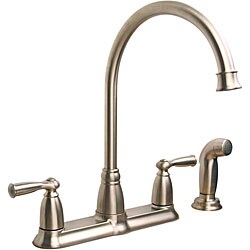 Moen High Arc Stainless Steel Two-handle Kitchen Faucet - Bed Bath ...