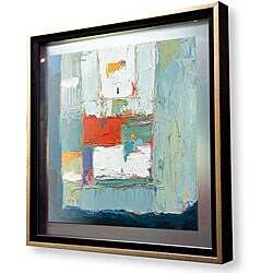 Gallery Direct Maxine Price 'Blue Tear Falling II' Acrylic Art Painting ...