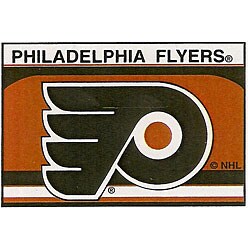 NHL Philadelphia Flyers Orange/ Black/ White Rug - Bed Bath & Beyond ...
