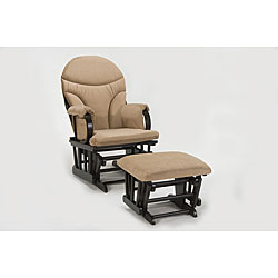 Bow Back Glider Rocker and Ottoman Set - Bed Bath & Beyond - 4706215