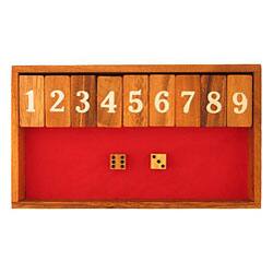 Handmade Wood Felt Shut the Box/ Canoga Game (Thailand) - Bed Bath ...