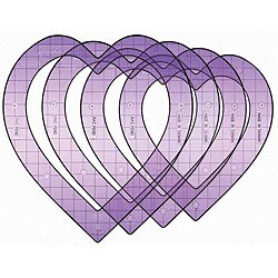 Fiskars 4-piece Super Sized Heart Shaped Template Set - Bed Bath ...
