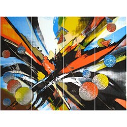 Abstract Wall Mirror - Bed Bath & Beyond - 4780676