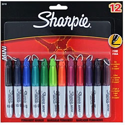 Sharpie Mini Fine Point Permanent Markers (Pack of 12) - Bed Bath ...