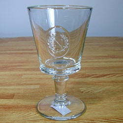 La Rochere Signature "Napoleon" Monogrammed Footed Wine Glass (Set of 6 ...