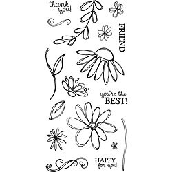 Fiskars Petals From Scratch 4x8 Clear Stamps - Bed Bath & Beyond - 4892642