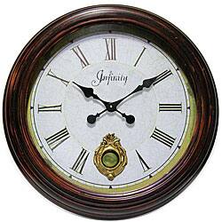 The Laurel Internal Pendulum Metal Wall Clock - Bed Bath & Beyond - 5042915