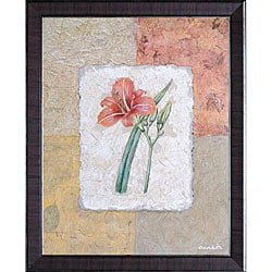 Justin Coopersmith 'Lavish Lily' Framed Art - Bed Bath & Beyond - 5101029