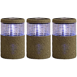 Tricod Cyclinder Stone Fence Post Light (Set of 3) - Bed Bath & Beyond ...