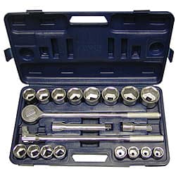 Buffalo Tools 21-piece 3/4-inch Drive Socket Set SAE - Bed Bath ...