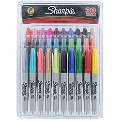 Sharpie Fine Point 30-count Assorted Permanent Markers - Bed Bath ...