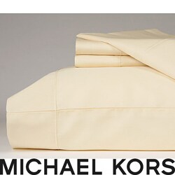 Michael Kors Ecru 300 TC Queen-size Sheet Set - Bed Bath & Beyond - 5171657