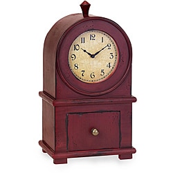 Handcrafted Americana Red Mantle Clock - Bed Bath & Beyond - 5179115