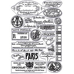 Avignon Clear Stamps Sheet (5 x 7) - Bed Bath & Beyond - 5186406