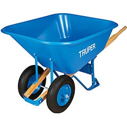 Truper 30368 10-cubic-foot Poly Wheelbarrow - Bed Bath & Beyond - 5266978