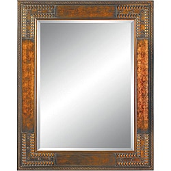 Rectangular 36x48 Framed Cherry Gold Wall Mirror - Bed Bath & Beyond ...