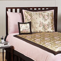 Sweet JoJo Designs Abby Rose 4-piece Girl's Twin-size Bedding Set ...