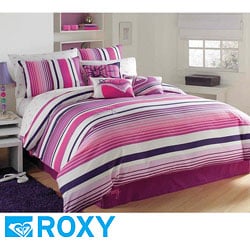 Roxy Sun Kissed Stripe Full/ Queen-size 3-piece Duvet Cover Set - Bed ...