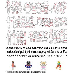 Craftwell eCraft 'Dress Up Dolls and Pets' SD Image Card - Bed Bath ...