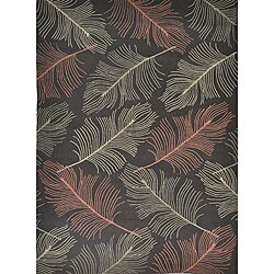 Hand-hooked Braxton Blue Abstract Rug (2' x 3') - Bed Bath & Beyond ...