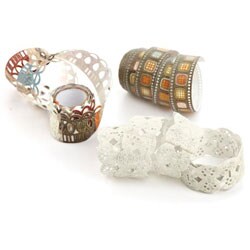 Basic Grey Pyrus Self-Adhesive Ribbon Doilies - Bed Bath & Beyond - 5521755