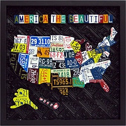 Aaron Foster 'America the Beautiful' Framed Print Art - Bed Bath ...