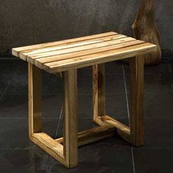 Teak Wood Teak Oil Spa Stool (Thailand) - Bed Bath & Beyond - 5951744