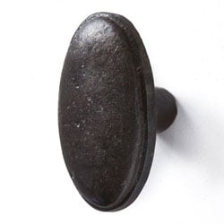 Set of 6 Recycled Iron Burnt Wax Emily Knobs (India) - Bed Bath ...