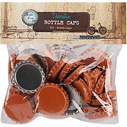 Vintage Collection 50-piece Orange Bottle Caps - Bed Bath & Beyond ...