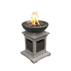 Ravenswood Envirostone Outdoor Gas Tabletop Fire Bowl - Bed Bath ...