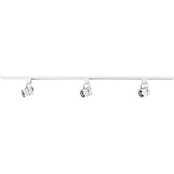 White 4-foot Track with Three Heads - Bed Bath & Beyond - 6318731