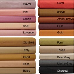 Westone Home Collection Cotton Sateen Deep Pocket Twin Sheet Sets - Bed ...