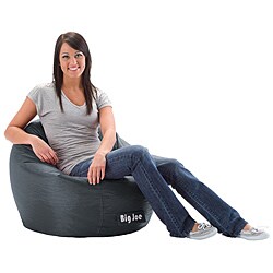 BeanSack Super Joe Slate Black Bean Bag Chair - Bed Bath & Beyond - 6649140