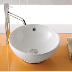 Bissonnet Bowl Bathroom Ceramic Sink - Bed Bath & Beyond - 6679999