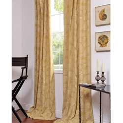 Exclusive Fabrics Amun Ra Printed Cotton 96-inch Curtain (1 Panel ...