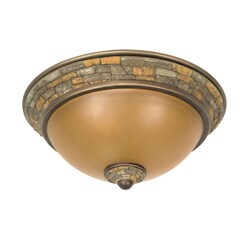 Rockport Tuscano 2 Light Dorado Bronze With Sepia Colored Glass Shades ...