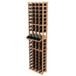 Traditional Redwood Four Column Wine Rack with Display - Bed Bath ...