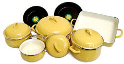 Vitrex Gourmet 11-piece Cookware Set (Sunflower) - Bed Bath & Beyond - 5759