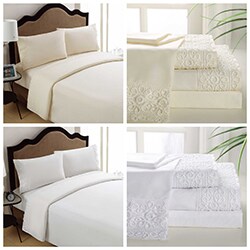 Annie 4-piece Lace Sheet Set - Bed Bath & Beyond - 7499783