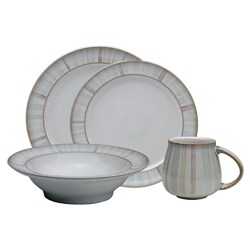 Denby Mist Falls 16-piece Dinnerware Set - Bed Bath & Beyond - 7551477