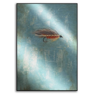 Gallery Direct Benjamin Deal's 'Fly Fishing III' Metal Art - Bed Bath ...