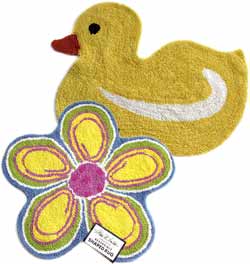 Wild Daisy/Rubber Duck Bath Mat - Bed Bath & Beyond - 51424